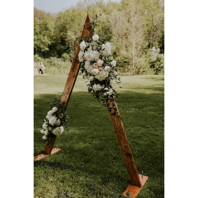 Triangle wedding arch plans free 60 photos - Astyledwedding.com