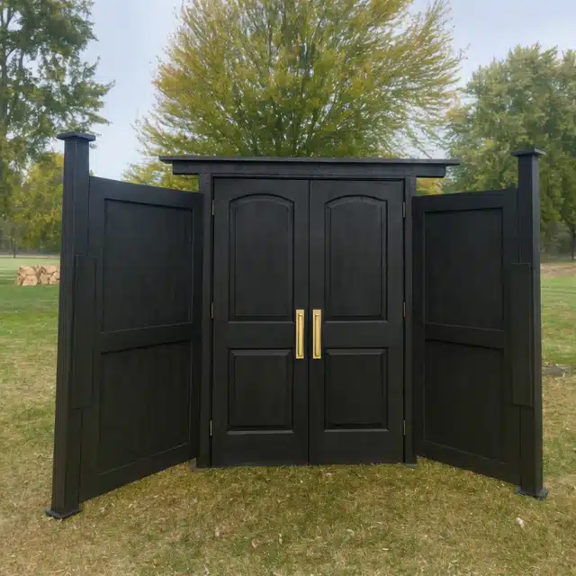 Midnight Ceremony Doors - Vicars Built Rentals
